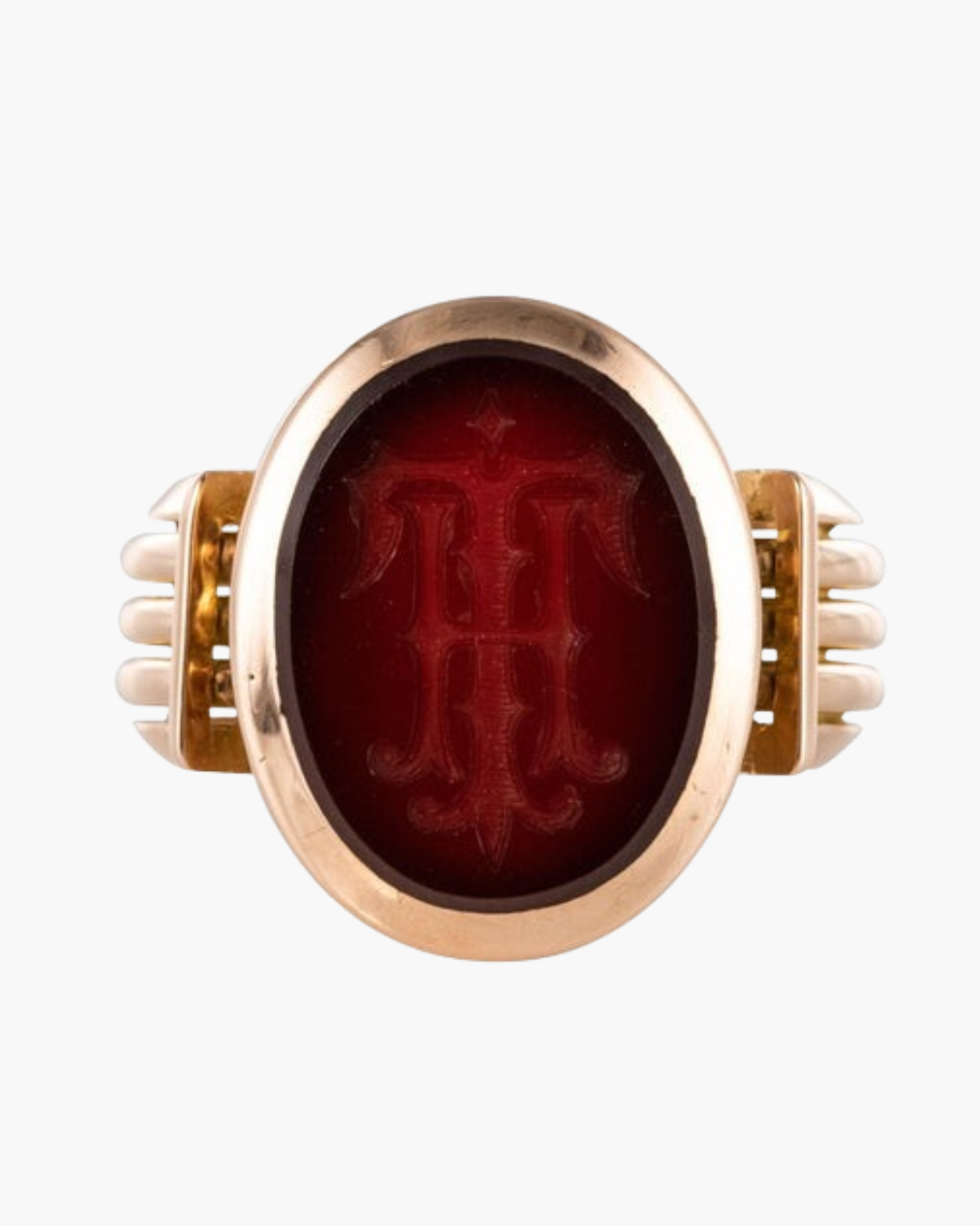 Anillo entallado - Joyería de lujo certificada - 58 Facettes