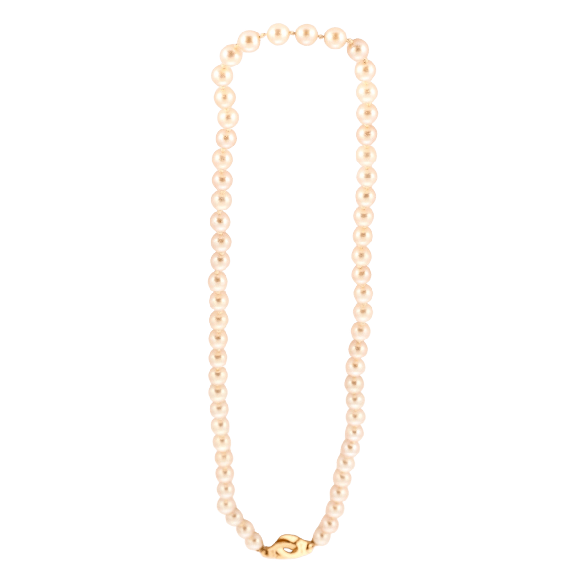 DINH VAN - R10 - Akoya pearl and yellow gold necklace - 9351939653961 ...