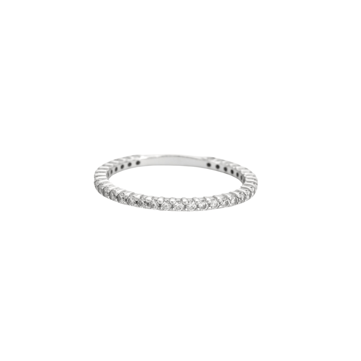 GEMMYO - White Gold Diamond Wedding Ring - 8826992623945 - 58 Facettes