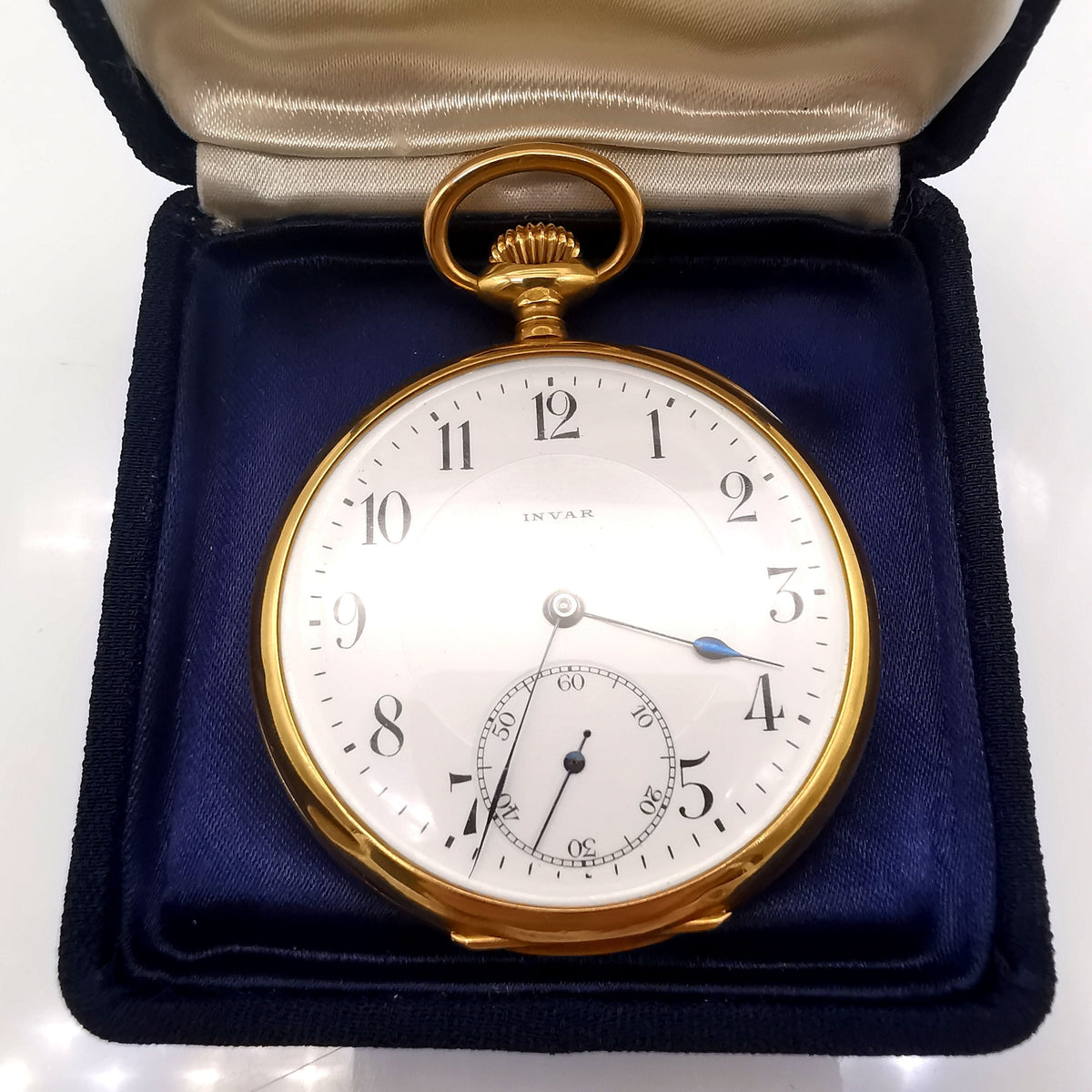 INVAR - gold pocket watch - 9211644674377 - 58 Facettes