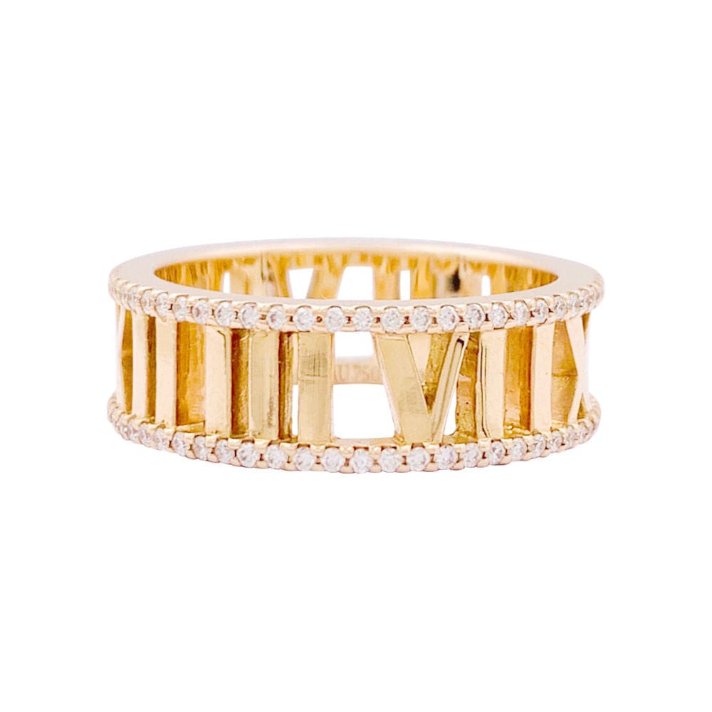 Tiffany & Co. Ring.Atlas" rose gold, diamonds. - 9303839932745 - 58 ...