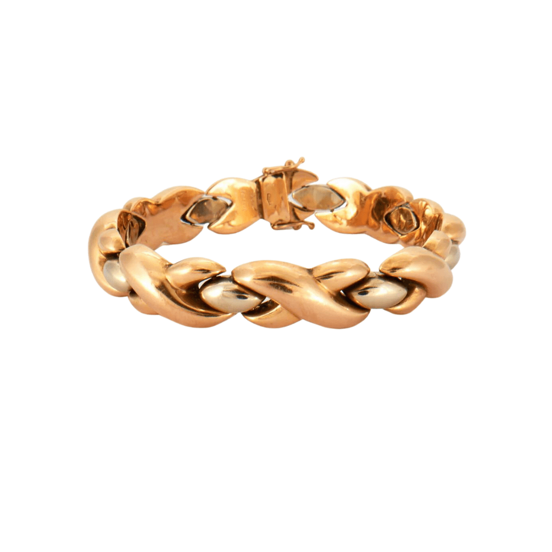 CARTIER - Arabesque - Three Gold Bracelet - 8716233965897 - 58 Facettes