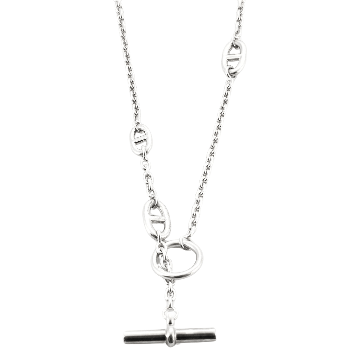 HERMES - Farandole Chain D'ancre Long Necklace - 8822528737609 - 58 ...
