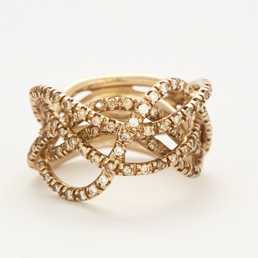 H. STERN - Zéphir - Yellow gold and diamond ring - 58 Facettes